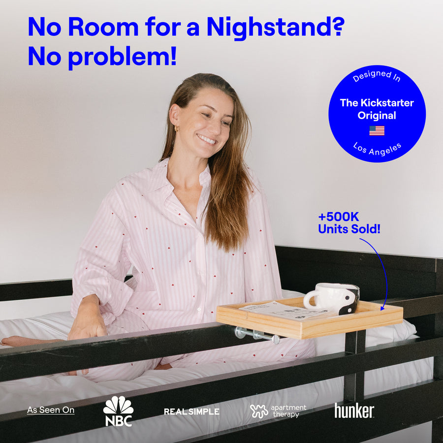 FlexFit Bedside Shelf & Table - Original Clamp Model BedSehflie