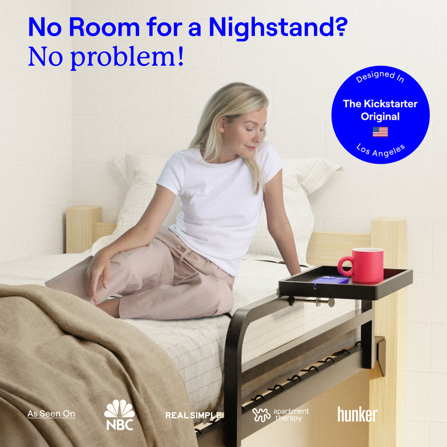 FlexFit Bedside Shelf & Table - Original Clamp Model BedSehflie