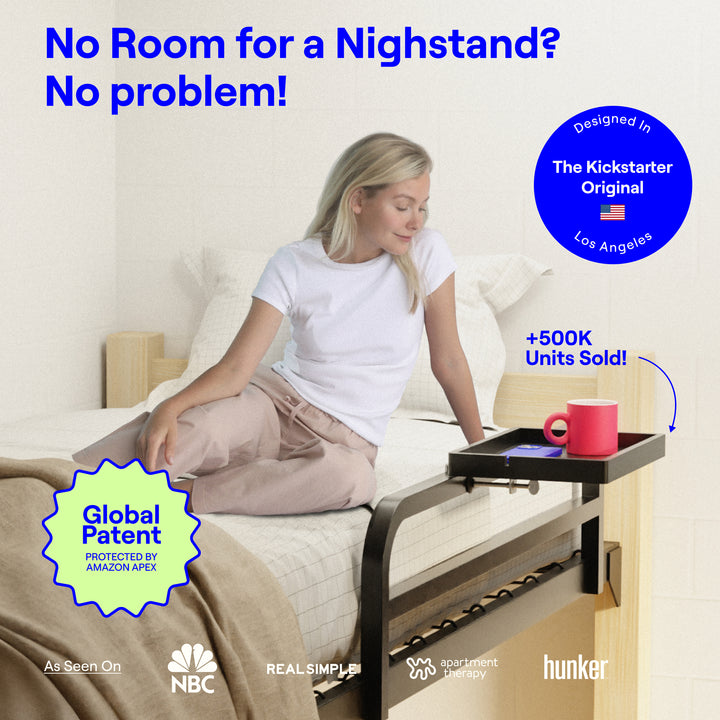 FlexFit Bedside Shelf & Table - Original Clamp Model BedSehflie